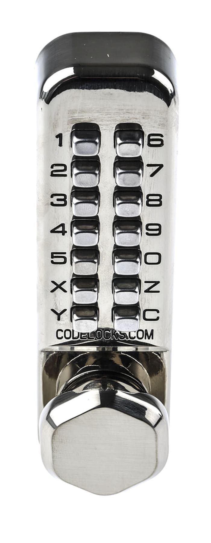 255 SS Codelock | Stainless Steel Mechanical Polished Code Lock | 465 ...