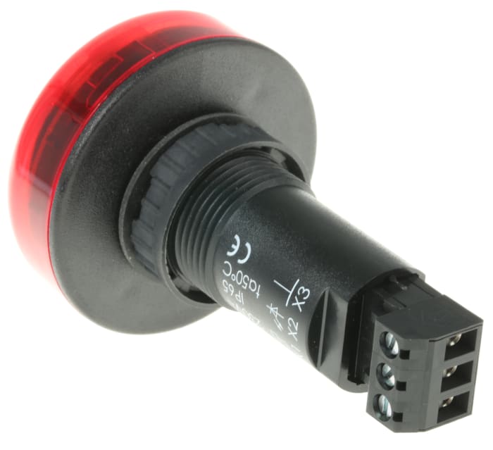 150.100.68 Werma | Werma 150 Series Red Buzzer Beacon, 230 V ac, IP65 ...