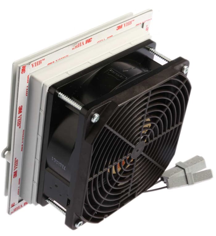 01821.0-00 STEGO | STEGO Filter Fan, 230 V ac, AC Operation, 20m³/h ...