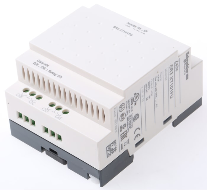 SR3XT101FU Schneider Electric | Schneider Electric Zelio Logic Series I/O module for Use with ...