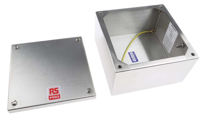 UK X RS PRO | RS PRO 304 Stainless Steel Satin Adaptable Enclosure Box ... UK X RS PRO | RS PRO 304 Stainless Steel Satin Adaptable Enclosure Box ...
