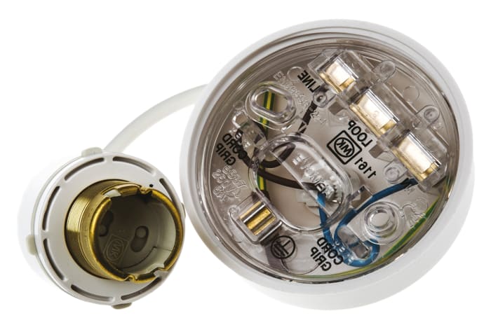 1146WHI MK Electric | MK Electric Ceiling Type Ceiling Rose Pendant Set ...