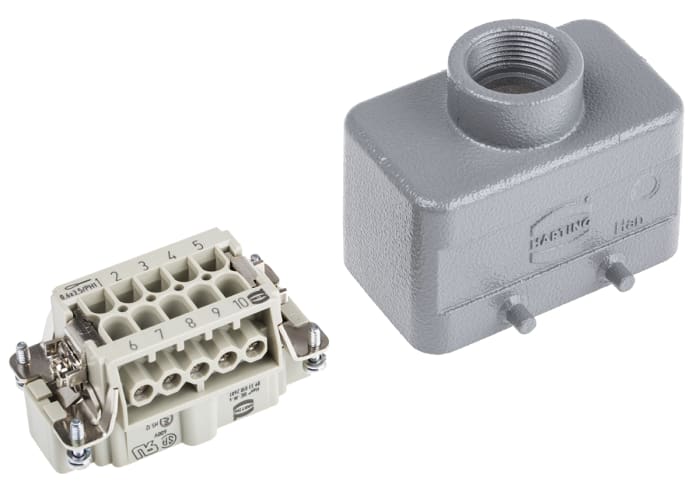 09300101421+09330102601 HARTING | HARTING Coupler Kit, 10 Way, 16A ...