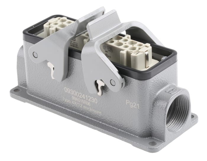 09300241230+09330242701 HARTING | HARTING Connector Set, 24 Way, 16A ...