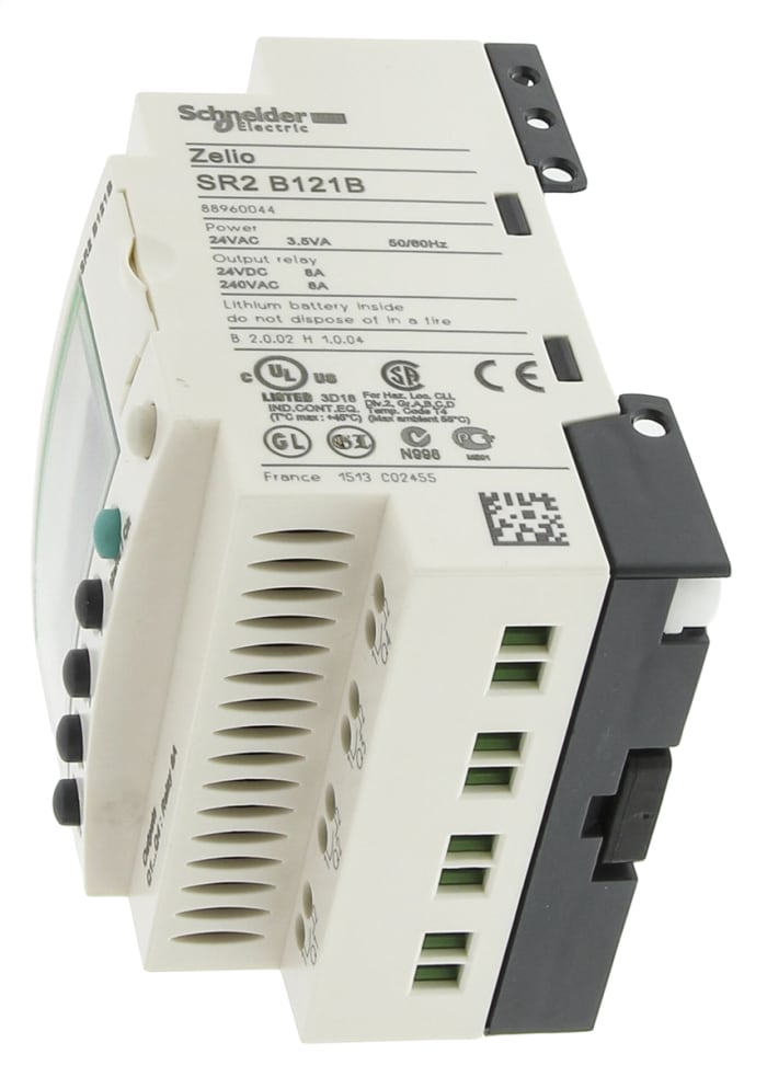 Schneider Electric | Schneider Electric Zelio Logic Smart Series Logic Module, 24 V ac Supply ...