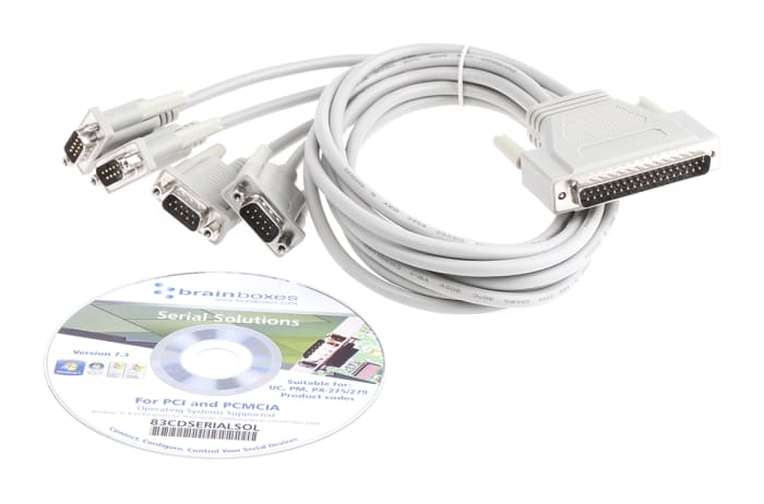 UC-268 Brainboxes | Brainboxes 4 Port PCI RS232 Serial Card | 481-1191 | RS