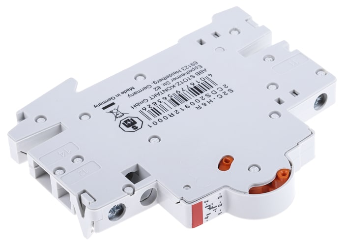 2CDS200912R0001 S2C-H6R ABB | ABB Auxiliary Contact, 2 Contact, 1NC + 1NO, Side Mount | 488-7384 ...