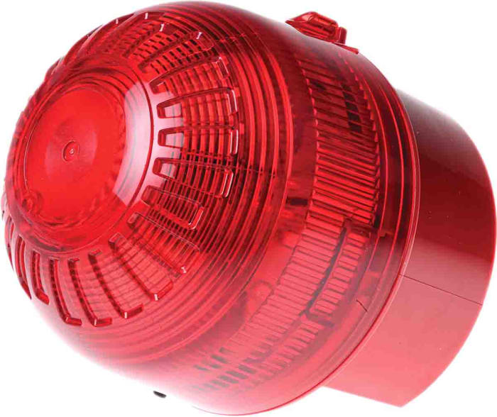 PSB-0017 Klaxon | Klaxon Sonos Series Red Flashing Beacon, 17 → 60 V dc ...