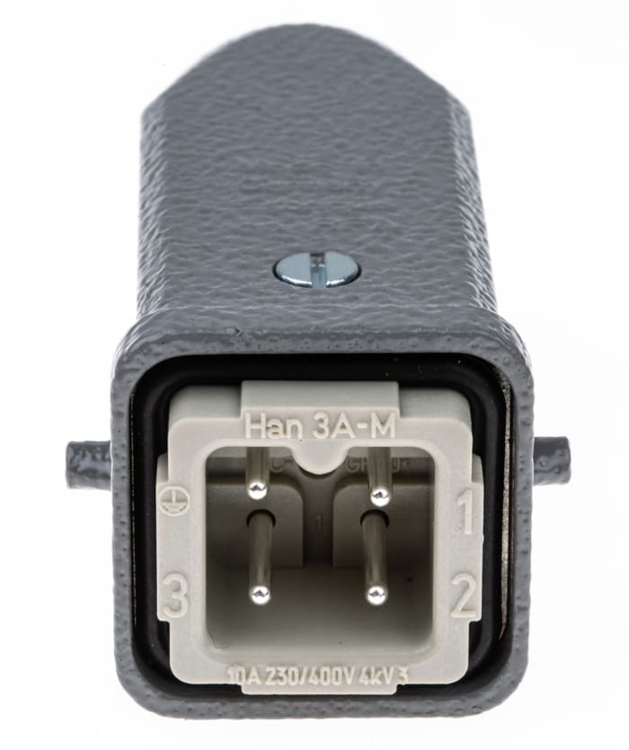 09200032611+19200031440 HARTING | HARTING Connector Set, 3 Way, 10A, Male, Han A, 230 → 400 V ...