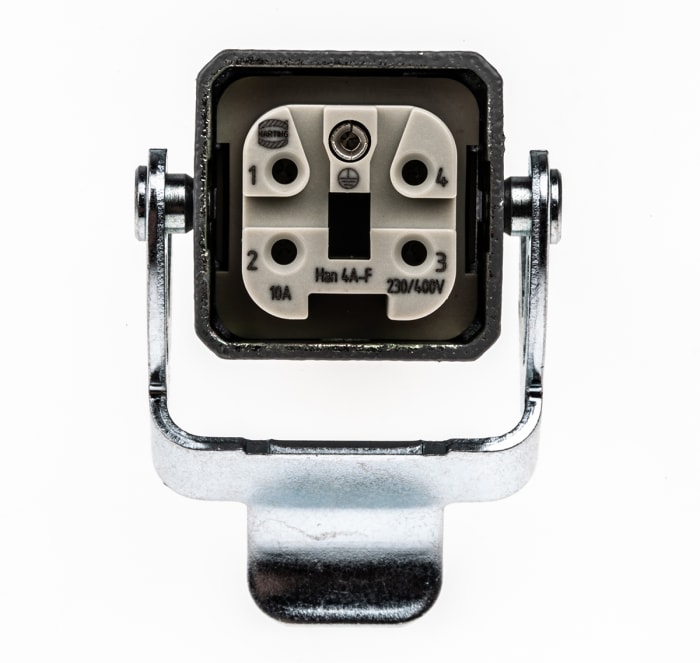 09200042711+19200031750 HARTING | HARTING Connector Set, 4 Way, 10A ...