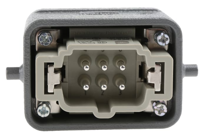 09330062601+19300061440 HARTING | HARTING Connector Set, 6 Way, 16A ...