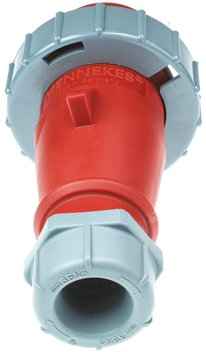 282RS MENNEKES | Conector de potencia industrial Macho, Formato 4P ...