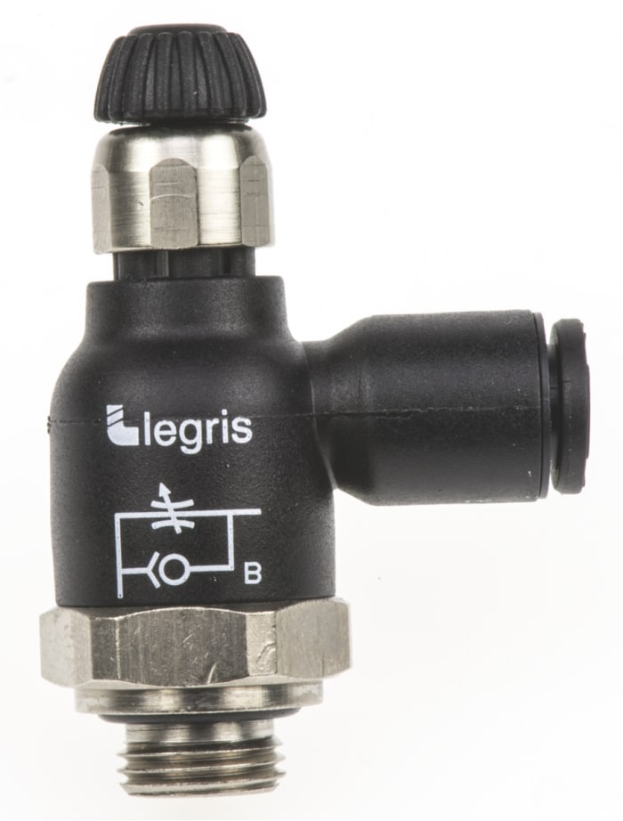 7061 06 10 Legris | Regulador de caudal Legris 7061 06 10, 6mm x 1/8 ...