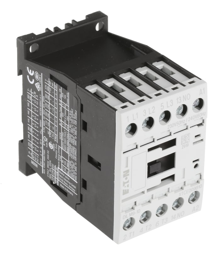 276690 DILM9-10(230V50HZ,240V60HZ) Eaton | Contactor Eaton DILM de 3 ...