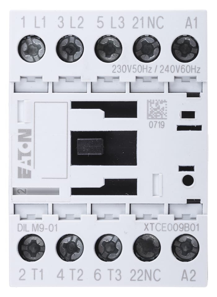 276725 DILM9-01(230V50HZ,240V60HZ) Eaton | Eaton xStart Contactor, 230 ...