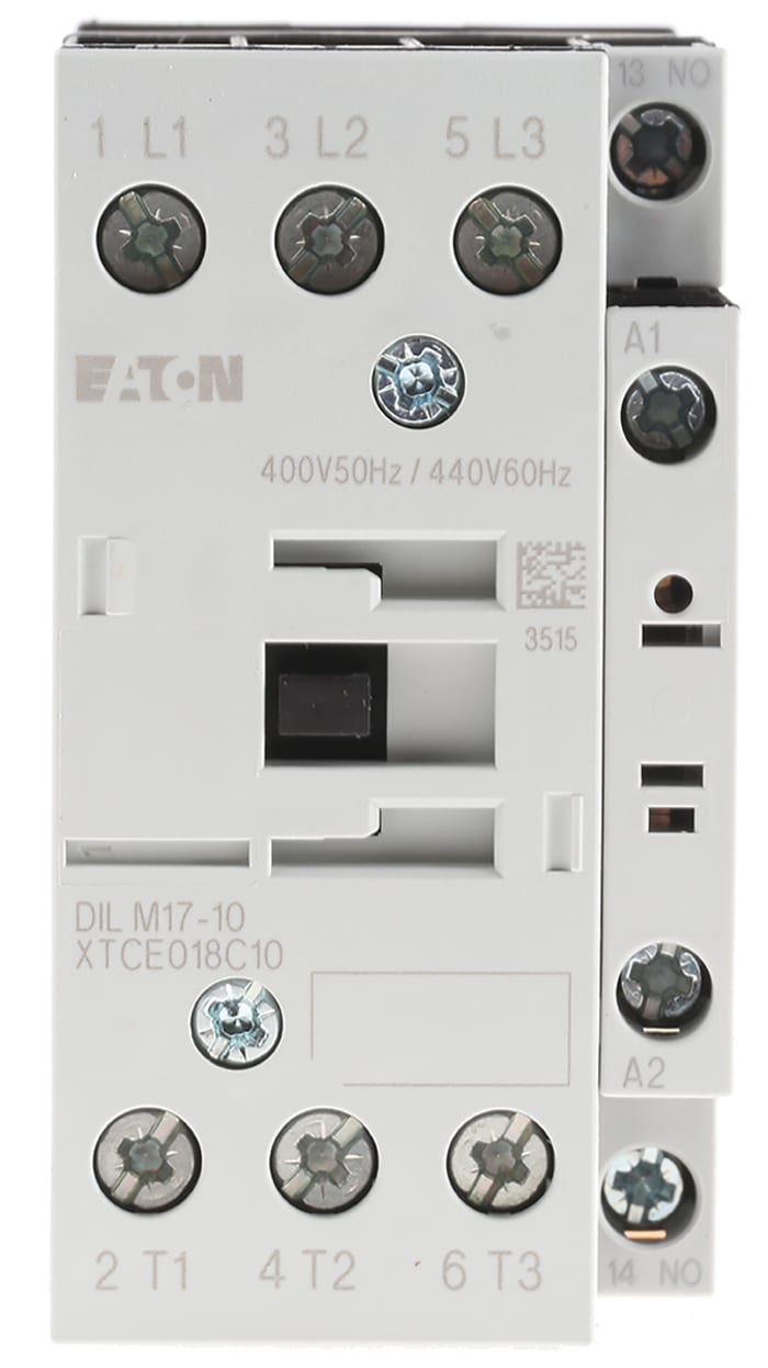 277006 DILM17-10(400V50HZ,440V60HZ) Eaton | Eaton DILM Contactor, 400 V ...