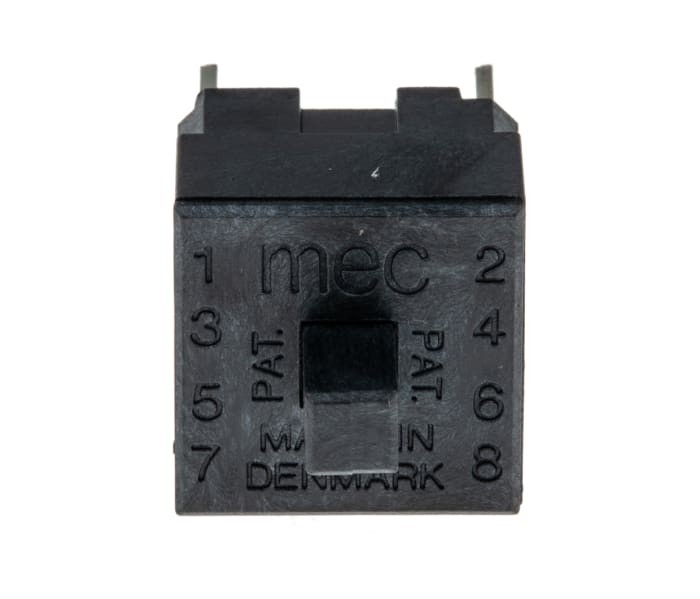 15401 MEC | MEC Push Button Switch, Momentary, PCB, DPDT, 120V, IP54 ...