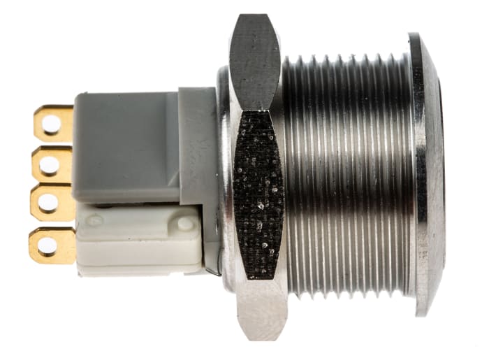 AV19LP407 APEM | APEM Push Button Switch, Momentary, Panel Mount, 19 ...