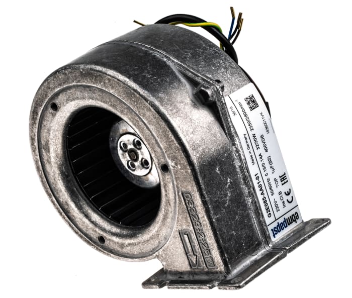 G2E085-AA01-01 ebm-papst | Ventilador centrífugo ebm-papst de 116.5 x 117.5 x 80mm, alim 230 V ...