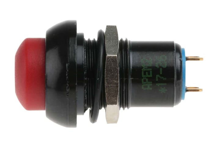 IPR1SAD6104 APEM | APEM IP Series Push Button Switch, Latching, Panel ...
