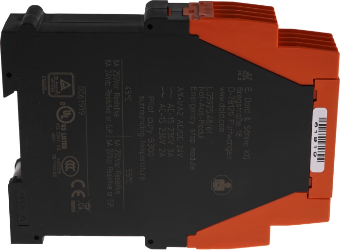 LG5925.48/61 AC/DC24V Dold | Dold Safemaster LG5925 Çıkış Modülü, 24 V ...