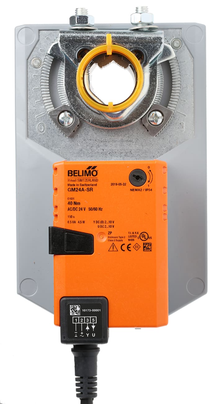 GM24A-SR Belimo | Belimo Modulating Damper Actuator, 40Nm, 24 V ac/dc | 504-1337 | RS