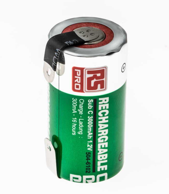 RS PRO | RS PRO RS PRO, 1.2V, SC, NiMH Rechargeable Battery, 3Ah | 504-6102 | RS