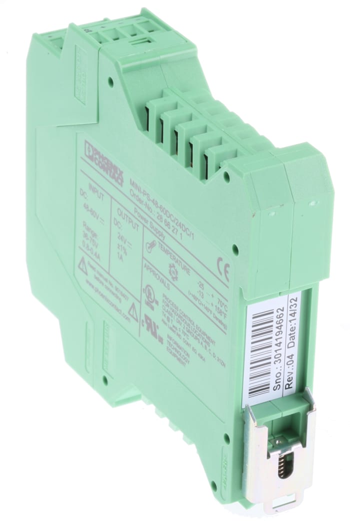 2866271 Phoenix Contact | Phoenix Contact MINI-PS-48-60DC/24DC/1 DC-DC ...