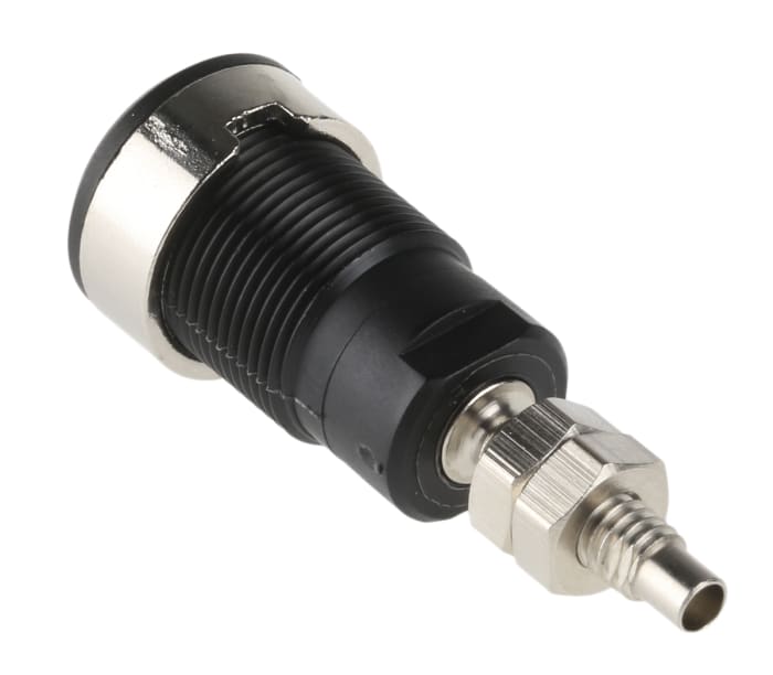 49.7043-21 Staubli | Staubli Black Female Banana Socket, 4 mm Connector ...