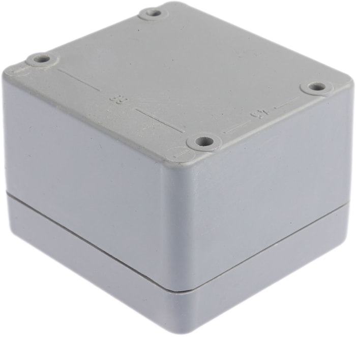 P 080806 ENCLOSURE Fibox | Fibox Euronord II Series Grey Polyester ...