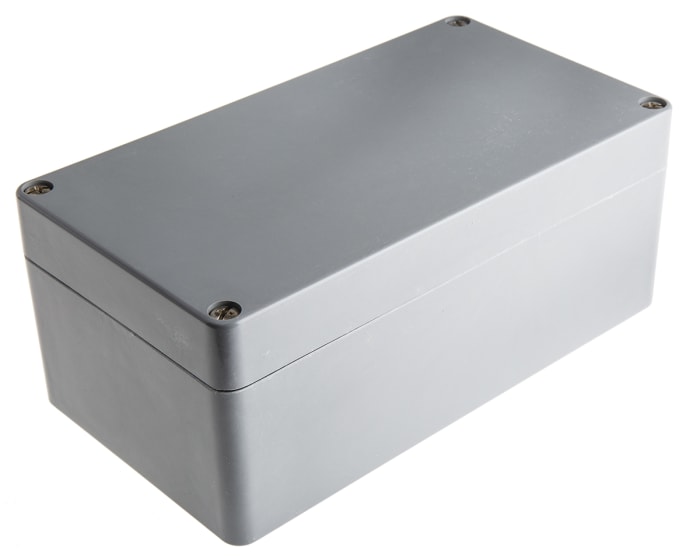 P 122209 ENCLOSURE Fibox | Fibox Euronord II Series Grey Polyester ...