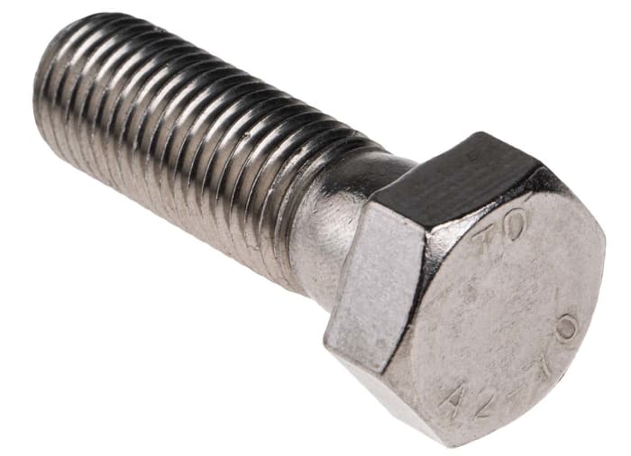 RS PRO | Perno hexagonal, Acero Inoxidable, M16 x 50mm 2mm | 508-1177 | RS