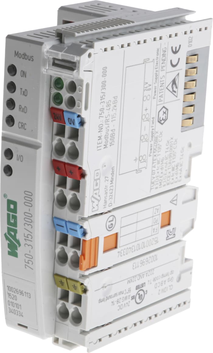 750-315 / 300-000 WAGO | WAGO 750 Series Coupler for Use with I/O ...