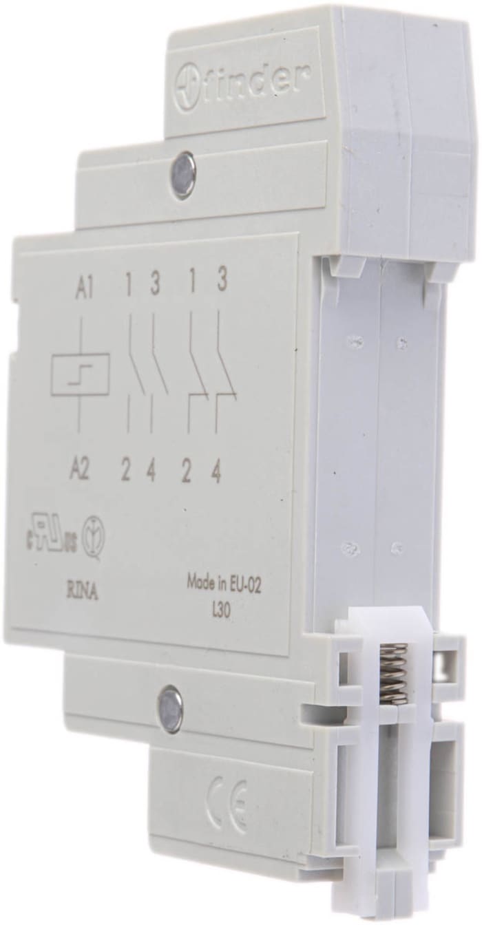 20.22.8.230.0000 Finder | Finder DIN Rail Latching Modular Step Relay ...