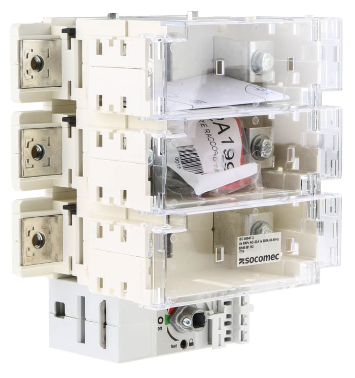 3841 3021 Socomec | Socomec Fuse Switch Disconnector, 3 Pole, 200A Max ...