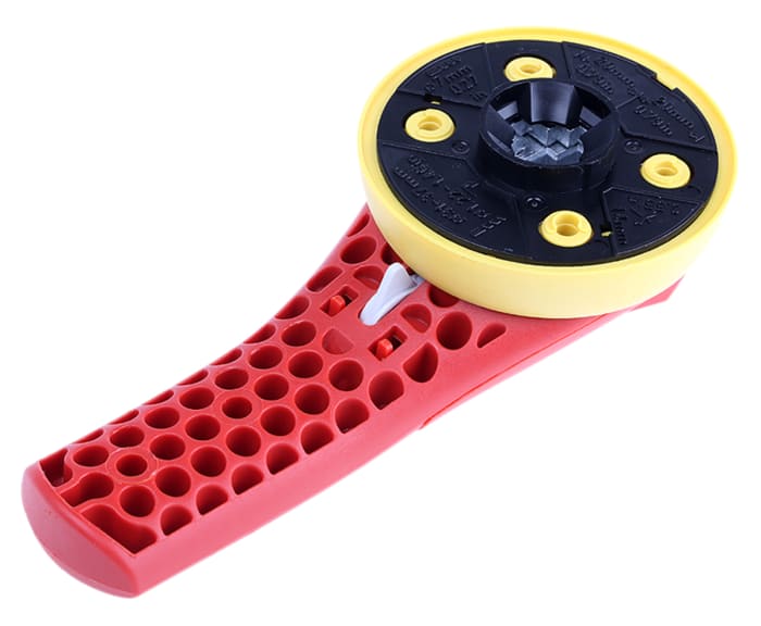 1424 2111 Socomec | Socomec Red/Yellow Rotary Handle | 513-6003 | RS