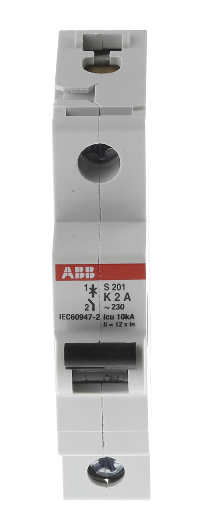 2CDS251001R0277 S201-K2 ABB | ABB System Pro M Compact S200 MCB, 1P, 2A Curve K, 253V AC, 72V DC ...