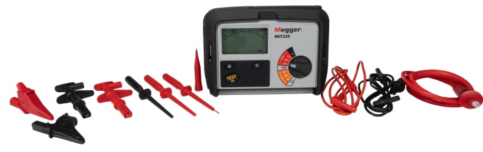 MIT320-EN Megger | Megger MIT320 Insulation & Continuity Tester, 250V ...