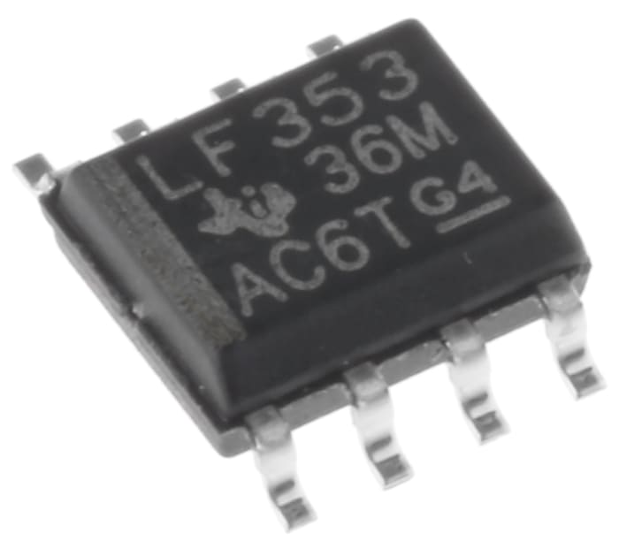 LF353D Texas Instruments | Amplificador operacional LF353D 3MHZ SOIC, 8 ...