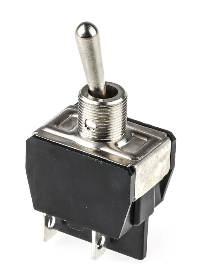 Y12CP APEM | APEM Toggle Switch, Panel Mount, On-Off, DPST, Tab ...