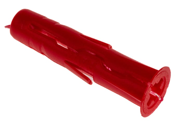 R-U1-MIX-RED-288 RawlPlug | RawlPlug Red Plastic Wall Plug, 28mm Length ...