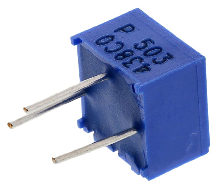 3362P-1-503LF Bourns | 50kΩ, Through Hole Trimmer Potentiometer 0.5W ...