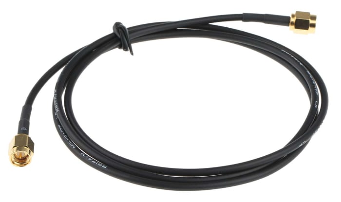 RS PRO | RS PRO Male SMA to Male SMA, 1m, RG174 Coaxial, Terminated50 Ω | 526-0308 | RS