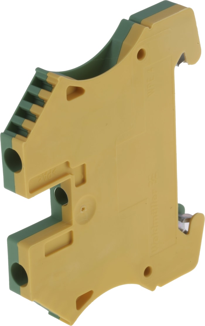 1010100000 Weidmüller | Weidmuller 2-Way WPE 4 Earth Terminal Block, 10 ...