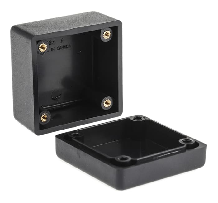 1594ABK Hammond | Hammond 1594 Series Black Flame Retardant ABS ...