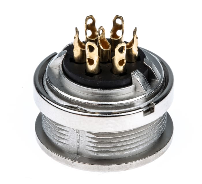 KFV 70 Lumberg | Lumberg, KFV 7 Pole M16 Din Socket, DIN EN 60529, 5A ...