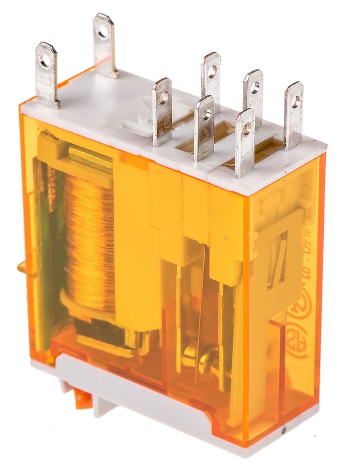 Finder Finder PCB Mount Power Relay, 24V Ac Coil, 8A , 46% OFF