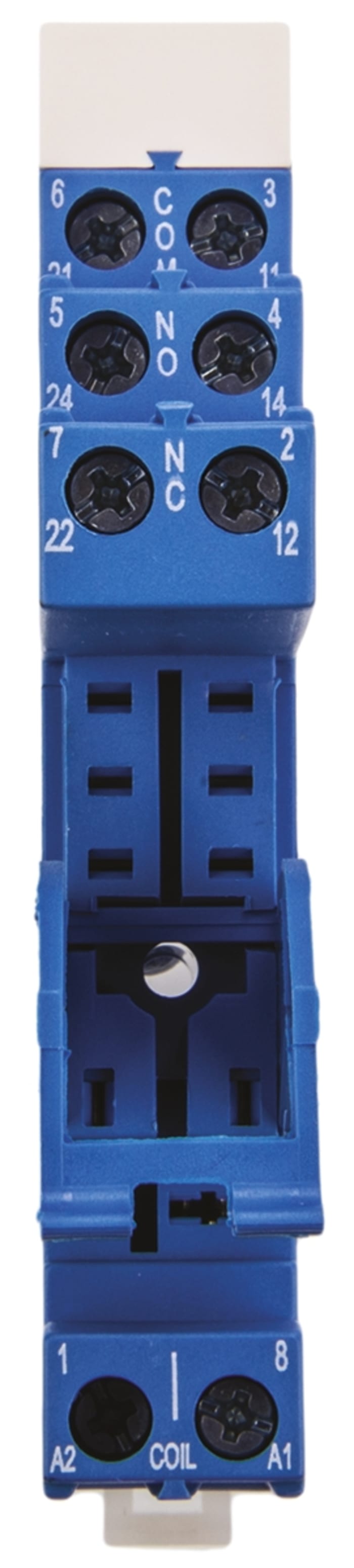 97.02SPA Finder | Finder 97 8 Pin 250V ac DIN Rail Relay Socket, for ...