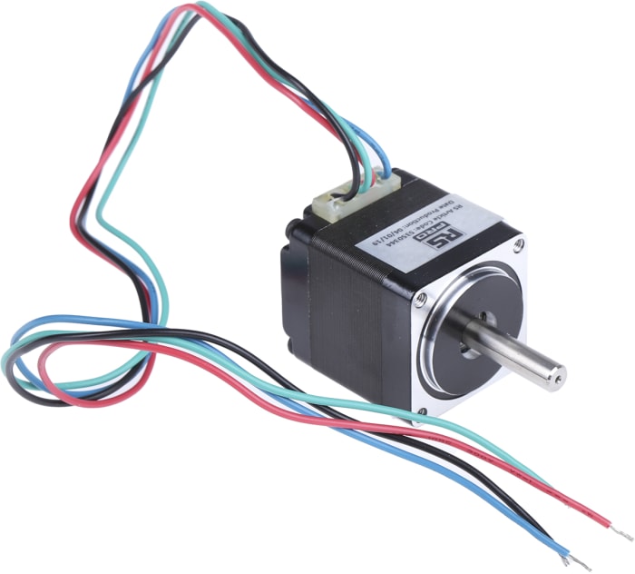 RS PRO | RS PRO Hybrid, Permanent Magnet Stepper Motor, 60mNm Torque, 3 ...