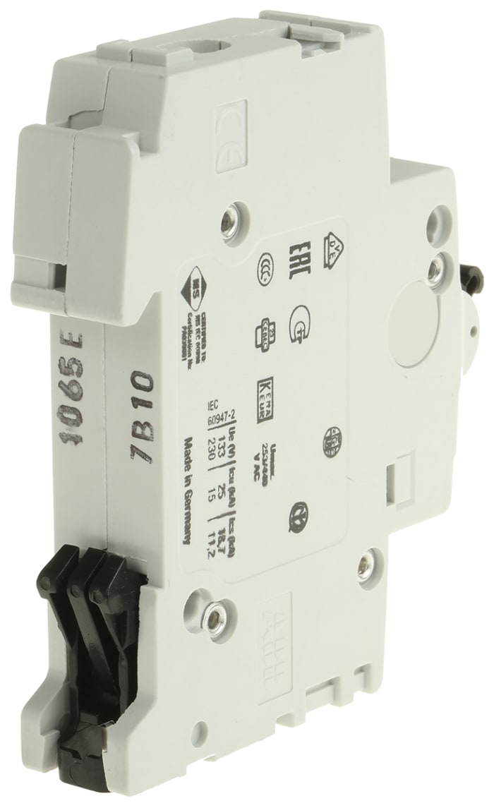 2CDS271001R0105 S201M-B10 ABB | ABB System Pro M Compact S200M MCB, 1P, 10A Curve B, 253V AC ...